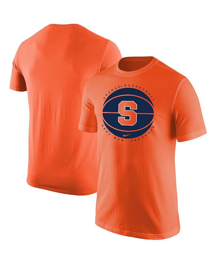 Nike Men's Orange Syracuse Orange Basketball Logo T-shirt - Macy's