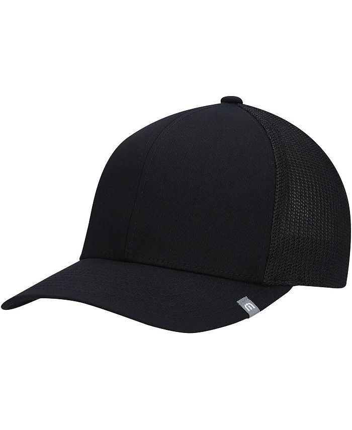 Travis Mathew Men's Black Widder 2.0 Trucker Snapback Hat - Macy's