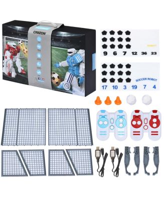 Costway RC Soccer Robot Kids Remote Control Football Game Simulation ...