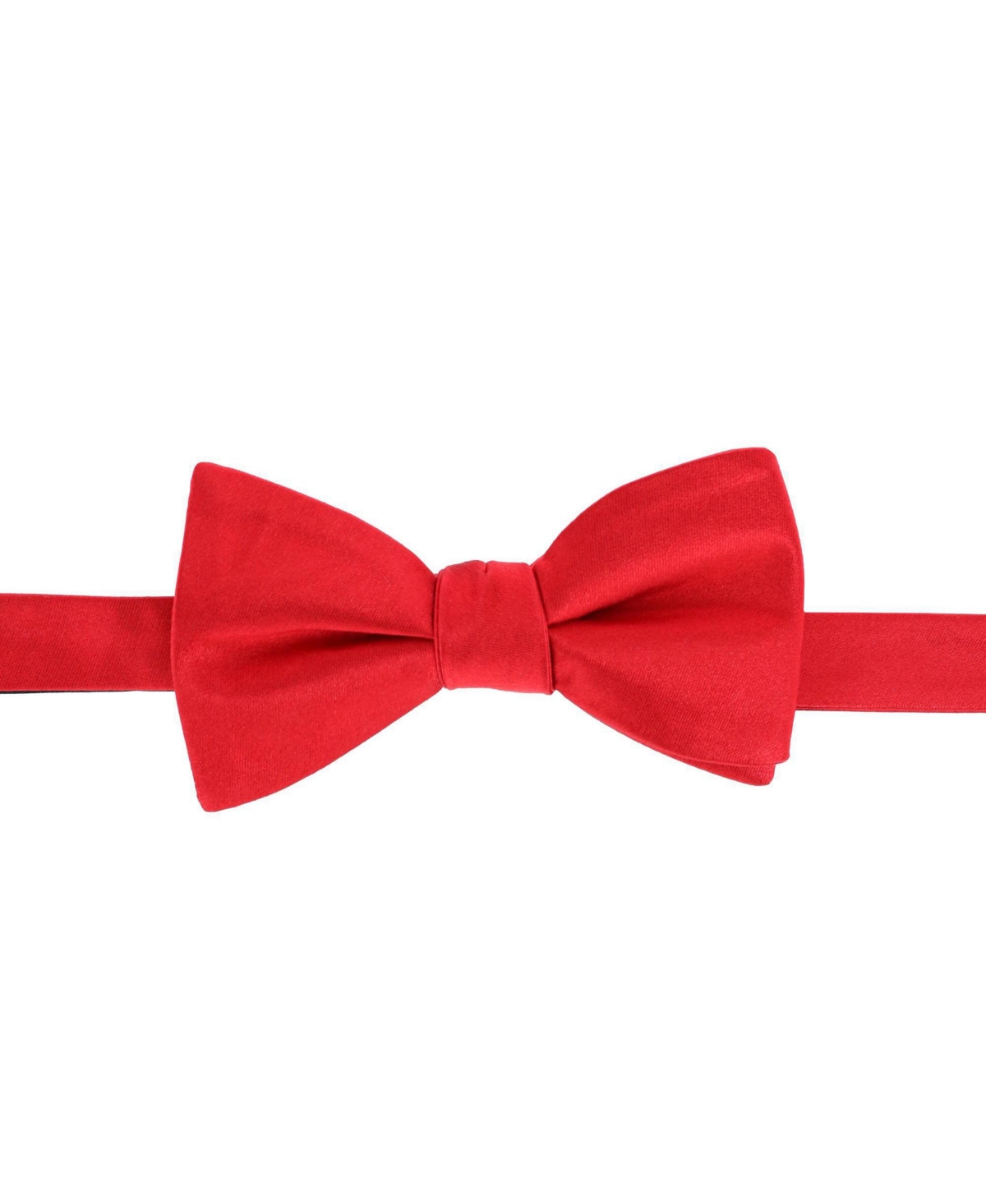 Click here for Trafalgar Mens Sutton Solid Color Silk Bow Tie - R... prices