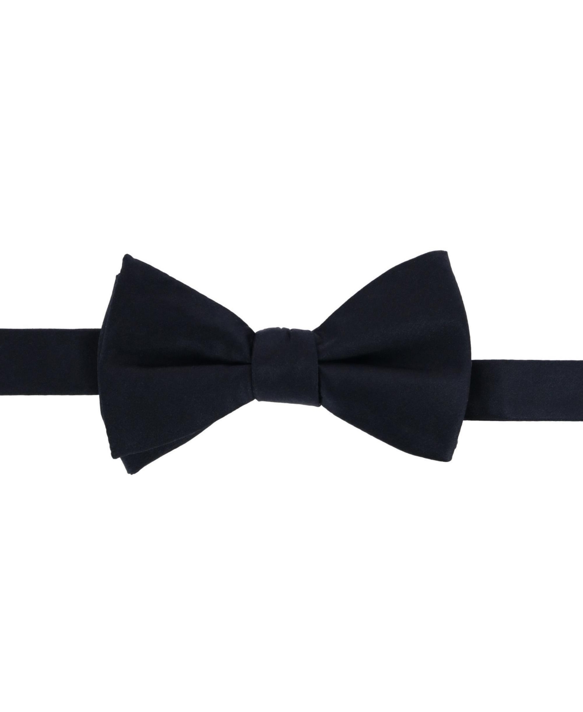 Click here for Trafalgar Mens Sutton Solid Color Silk Bow Tie - B... prices