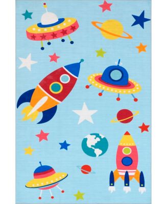 nuLoom Revel Eddie Outer Space Washable Kids Area Rug - Macy's