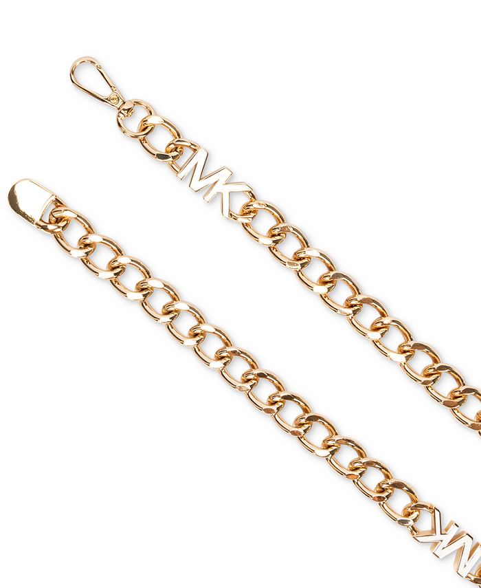 Michael Kors Enamel Filled Chain Belt - Macy's