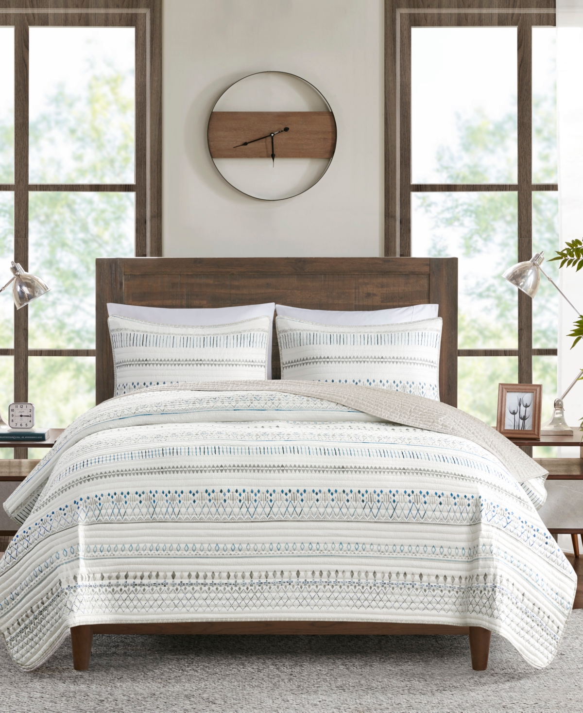 Click here for Madison Park Fraser Reversible Printed Microfiber... prices