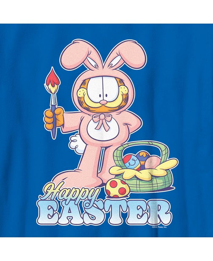 Nickelodeon Boy's Garfield Happy Easter Bunny Ears Cat Child T-Shirt ...