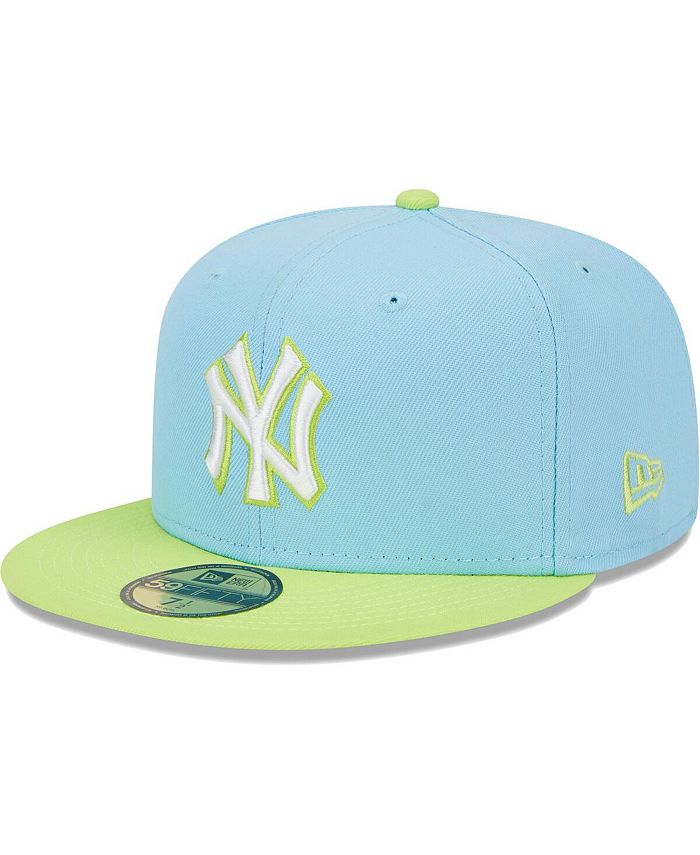 New Era Men's Light Blue and Neon Green New York Yankees Spring Color ...