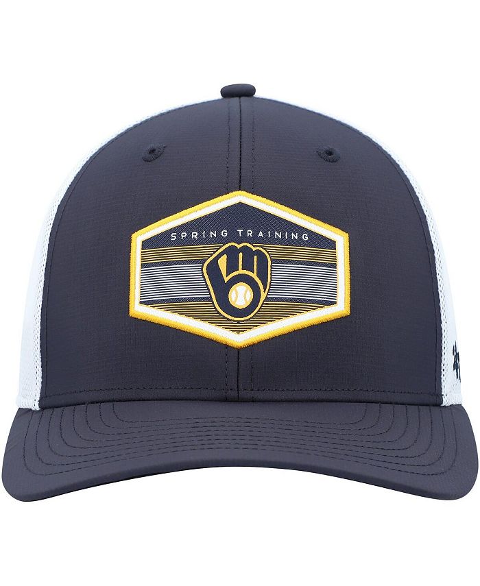 '47 Brand Men's Navy, White Milwaukee Brewers Spring Training Burgess ...
