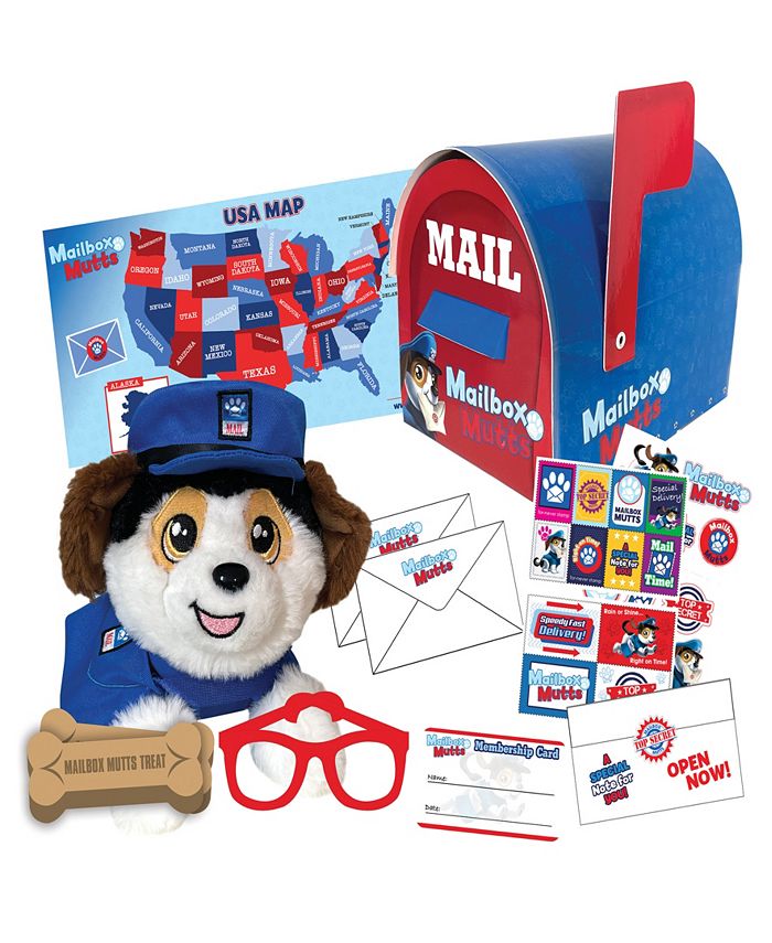 Mailbox Mutts 25 Piece Plush Play Carry Along Set - Macy's