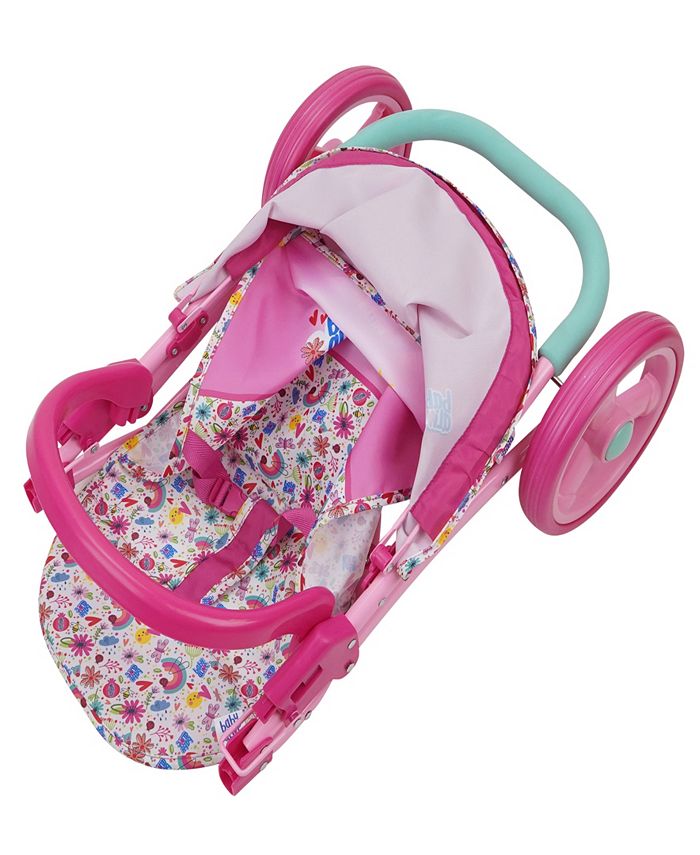 Baby Alive Pink And Rainbow Doll Jogging Stroller - Macy's