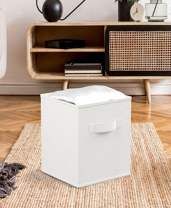 Ornavo Home Foldable Storage Cube Bin with Dual Handles- Set of 6 - Macy's