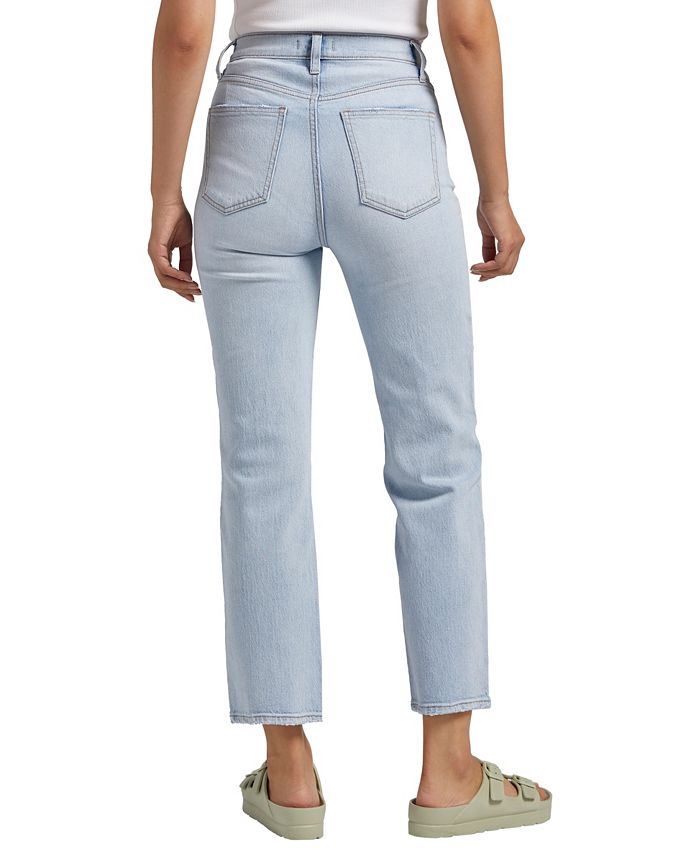 Silver Jeans Co. Women's Highly Desirable High Rise Straight Leg Jeans ...