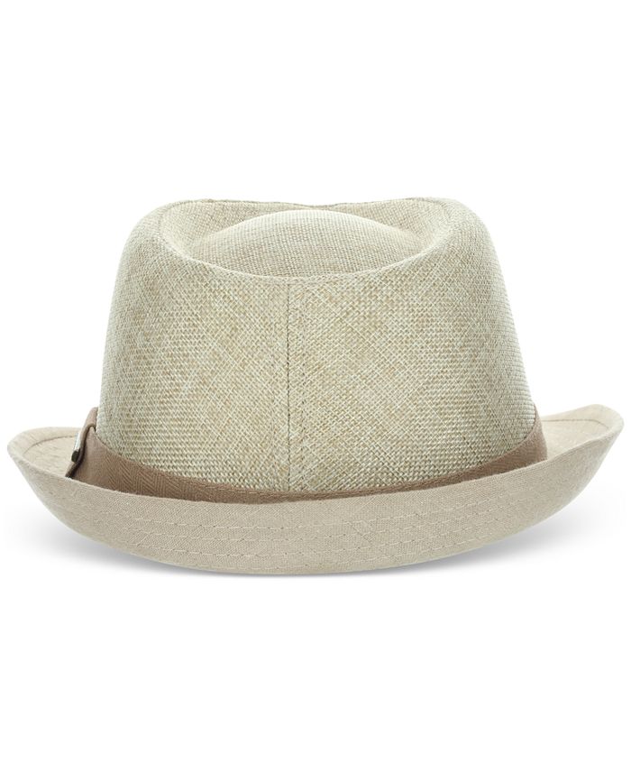 Scala Dorfman Pacific Men's Reeded Fabric Fedora Hat - Macy's