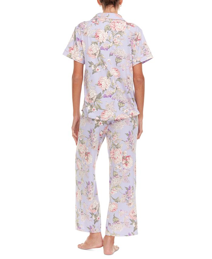Flora by Flora Nikrooz Women's 2-Pc. Annie Floral Pajamas Set & Reviews ...
