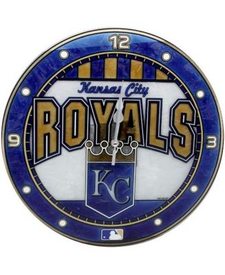 Kansas City Royals 12'' Art Glass Wall Clock - Macy's
