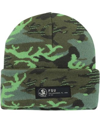 Men's Nike Camo Florida State Seminoles Veterans Day Cuffed Knit Hat ...