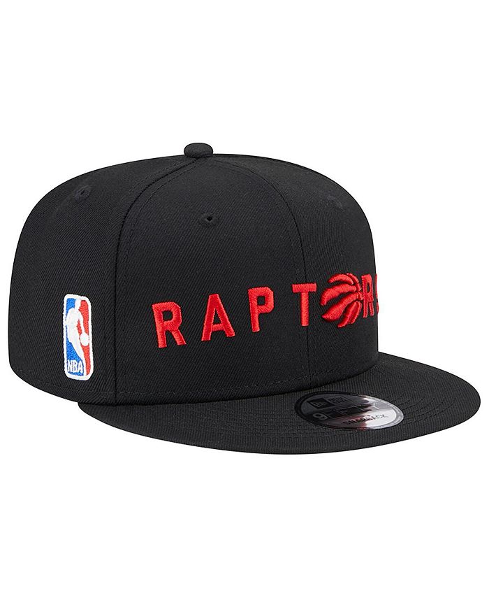 New Era Men's Black Toronto Raptors Logo Blend 9FIFTY Snapback Hat - Macy's
