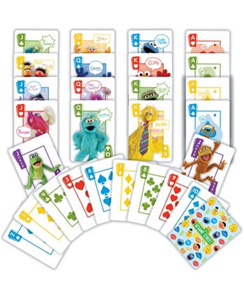 Masterpieces Sesame Street - Elmo & Friends Jumbo Playing Cards - Macy's