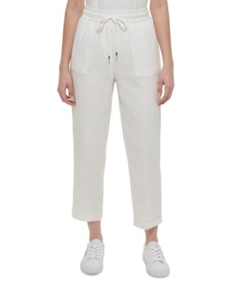 Calvin Klein Cotton Pull-On Drawstring Pants - Macy's