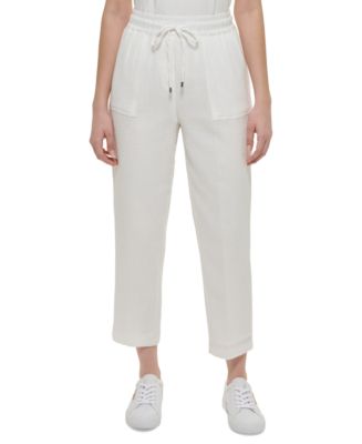 Calvin Klein Cotton Pull-On Drawstring Pants - Macy's