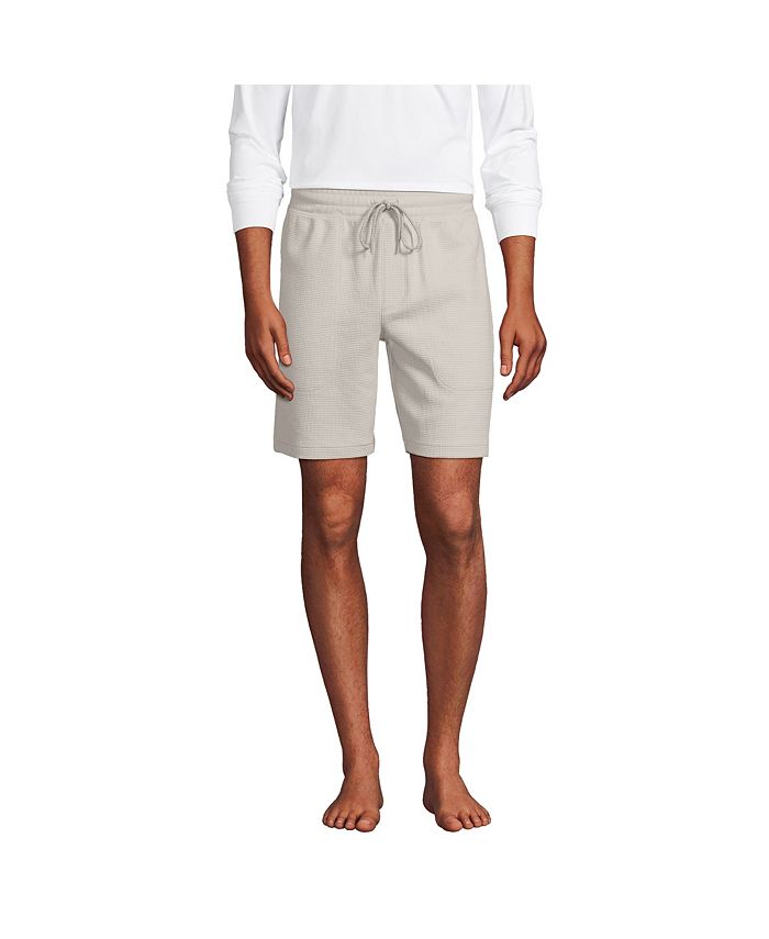 Lands' End Men's Waffle Pajama Shorts - Macy's