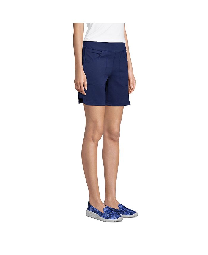 Lands' End Women's Tall Active Pocket Shorts - Macy's
