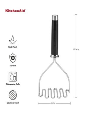 KitchenAid Gourmet Stainless Steel Wire Masher, 10.24" - Macy's