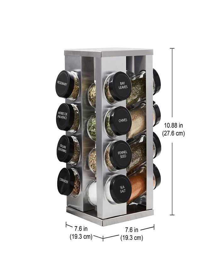 Kamenstein KitchenAid Heritage 16 Jar Spice Rack - Macy's
