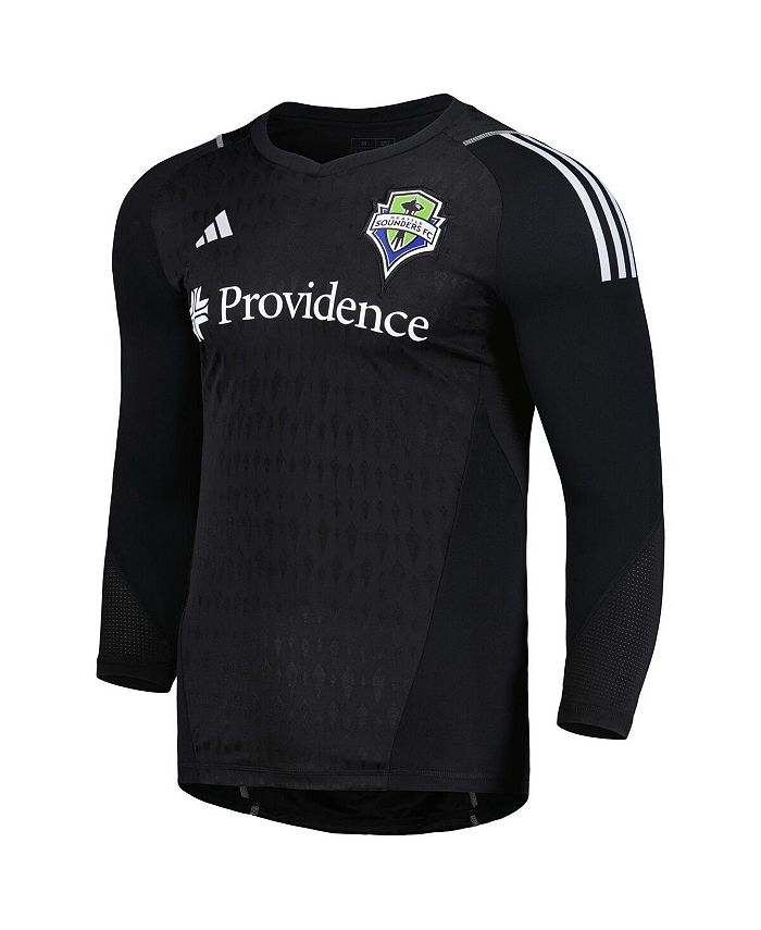 adidas Men's Black Seattle Sounders FC 2023 Goalkeeper Long Sleeve ...