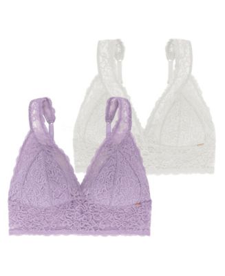 Dorina Women's Lana 2 Piece Light Padded All Lace Bralettes ...