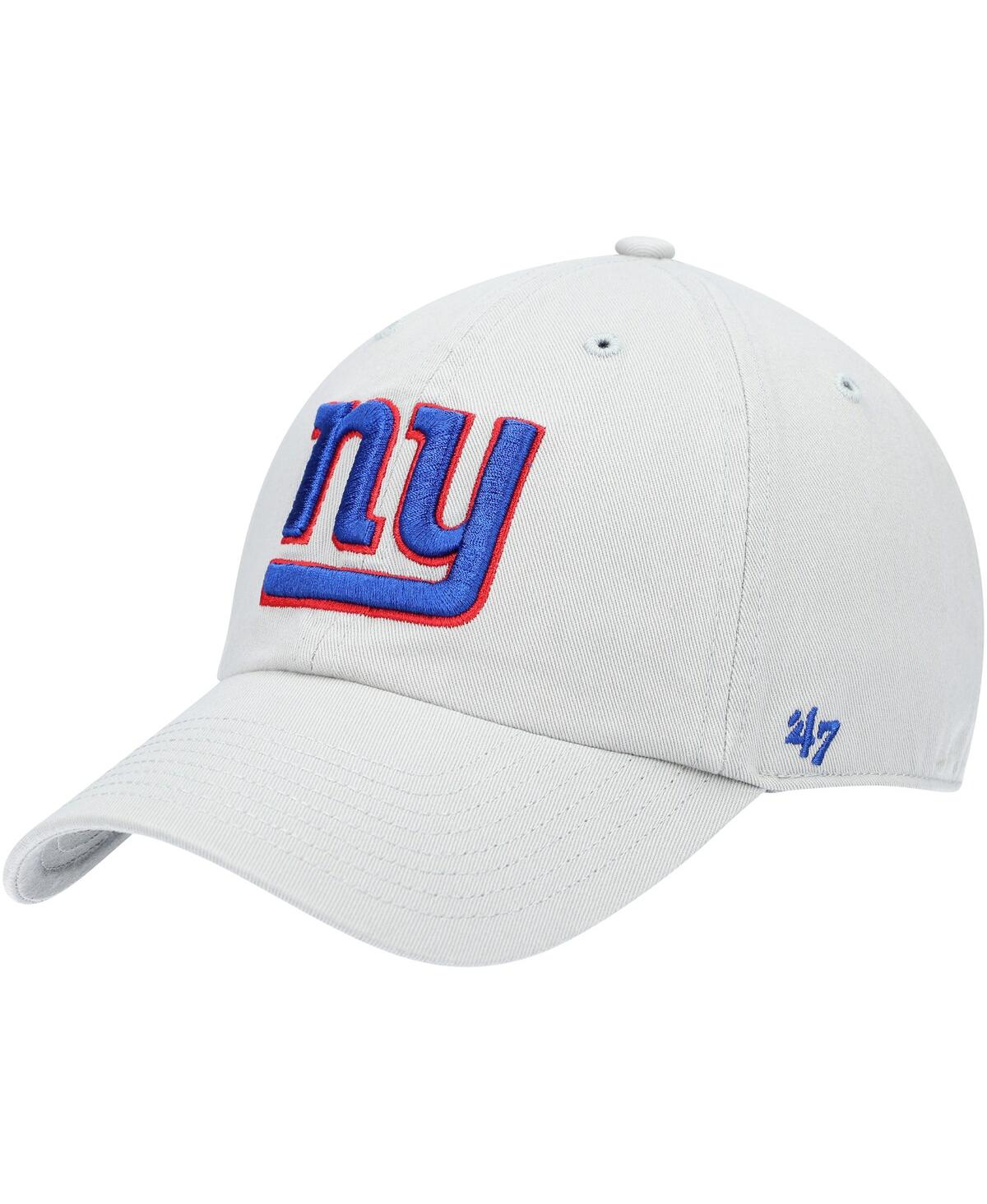 Click here for Mens 47 Brand Gray New York Giants Team Clean Up A... prices