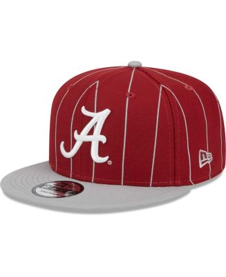 Men's New Era Crimson, Gray Alabama Crimson Tide Vintage-Like 9FIFTY ...