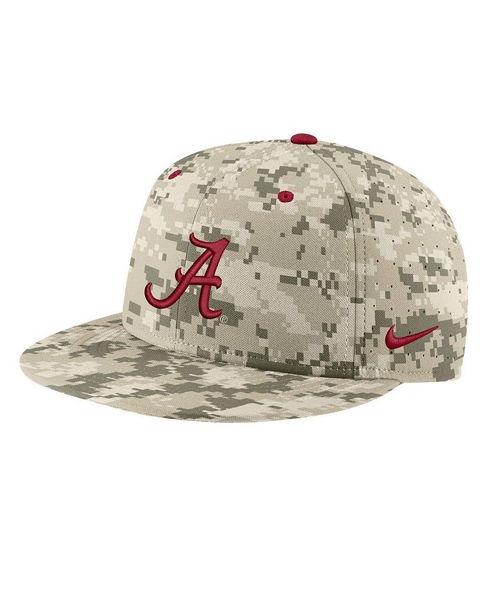 Nike Men's Camo Alabama Crimson Tide Aero True Baseball Performance Fitted Hat - Macy's