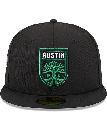 New Era Men's Black Austin Fc Patch 59Fifty Fitted Hat - Macy's