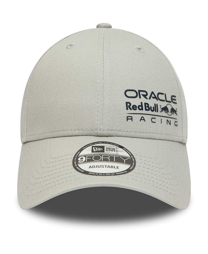 New Era Men's Gray Red Bull F1 Racing Essential 9FORTY Snapback Hat ...