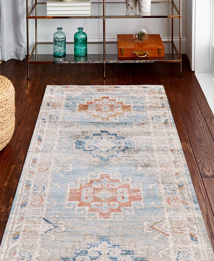 BB Rugs Novo NOV301 2'6" x 8' Runner Area Rug - Macy's