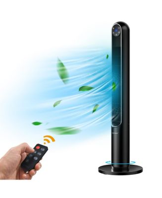 42'' Tower Fan Smart Display Panel 12H Timer 80 Degree Oscillating Fan ...