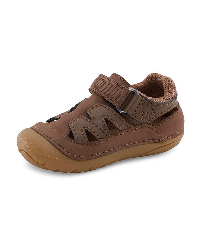 Stride Rite Big Boys Soft Motion Adam Leather Sandals - Macy's