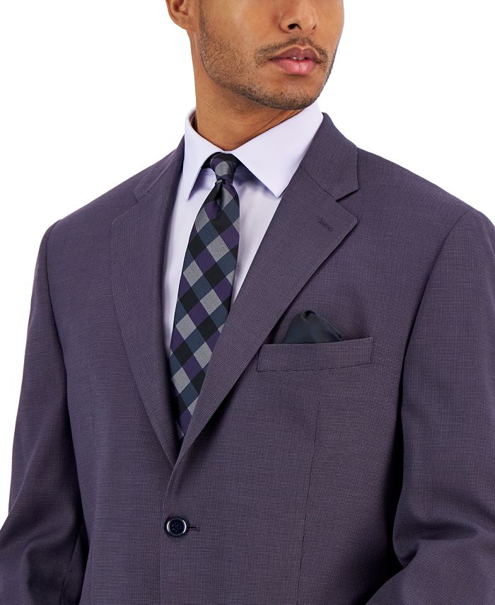 Sean John Men's Classic-Fit Purple Neat Suit Jacket - Macy's