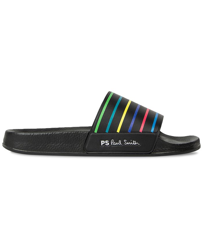 PAUL SMITH Men's Nyro Striped Pool Slide Sandal - Macy's