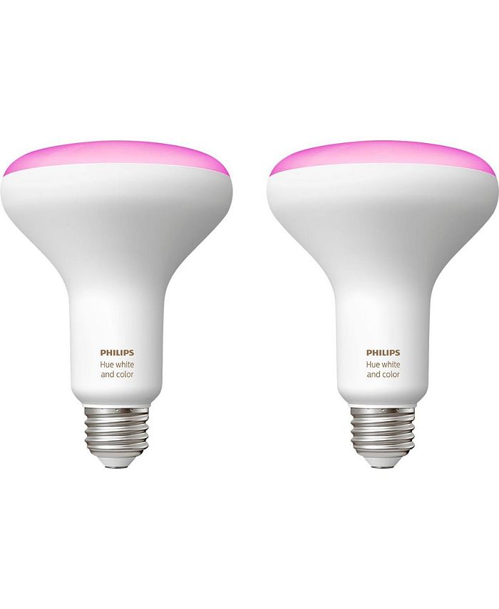 Philips Hue BR30 Bluetooth Smart LED Bulb (2-pack) - Macy's