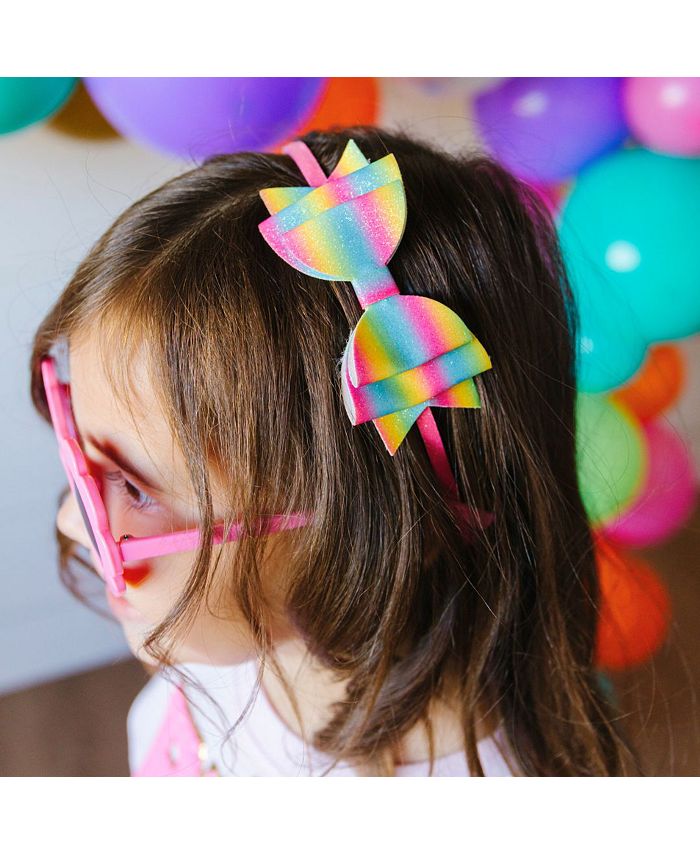 Sweet Wink Girls Rainbow Ombre Bow Headband - Macy's