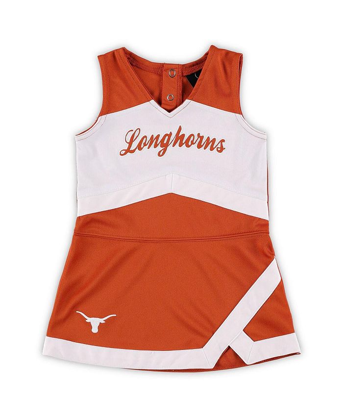 Outerstuff Girls Toddler Texas Orange Texas Longhorns Cheer Captain ...
