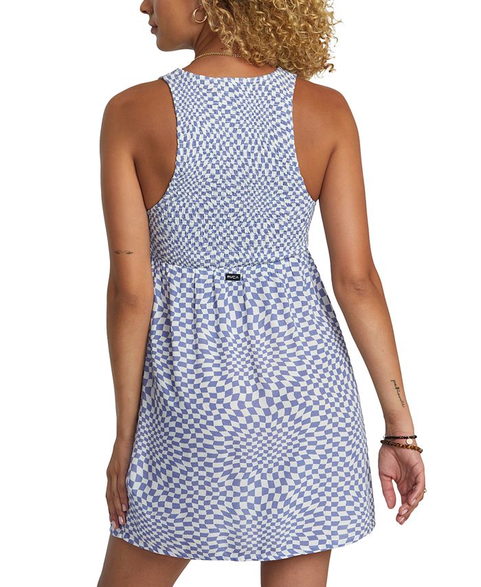 RVCA Juniors' Trigger Printed Mini Dress - Macy's