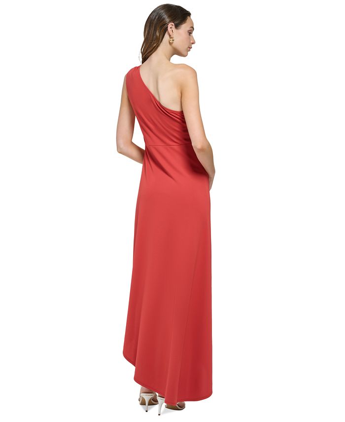 DKNY Women's Asymmetrical High-Slit Single-Strap Dress - Macy's