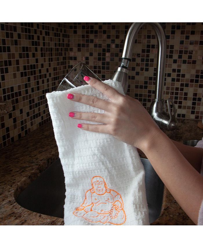 Sloppy Chef Set of 2 Kitchen Towels, "Luck" Designs to Choose From, One ...