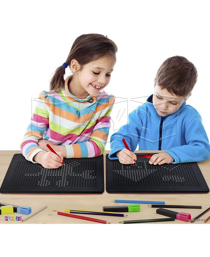 Play22usa Magnetic Kids Drawing and Writing Doodle Board Erasable with ...