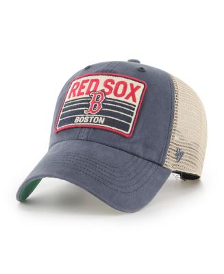 Men's '47 Brand Navy Boston Red Sox Four Stroke Clean Up Trucker ...