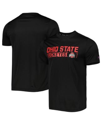 Men's Champion Black Ohio State Buckeyes Impact Knockout T-shirt - Macy's