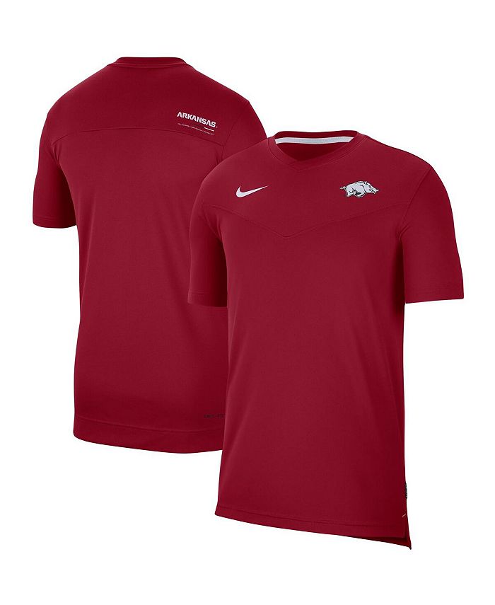 Nike Men's Cardinal Arkansas Razorbacks 2022 Coaches UV Performance T ...