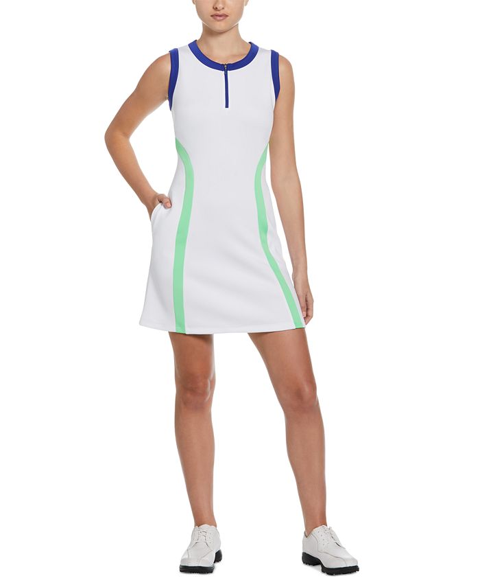 PGA TOUR Women's Colorblock Sleeveless Golf Dress - Macy's
